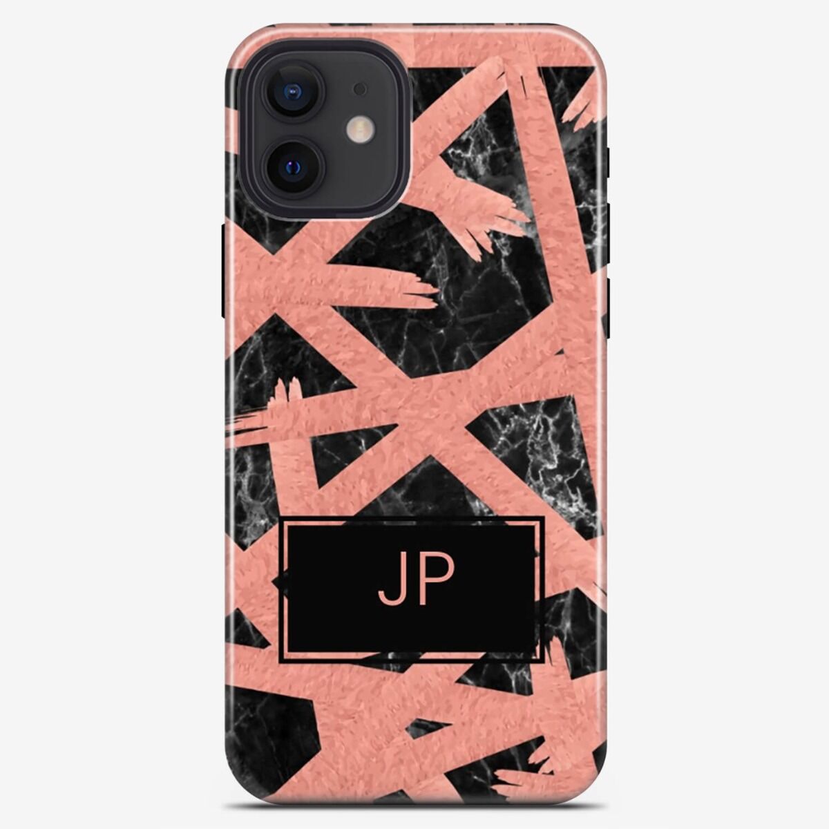 Rose Gold Black Marble Phone Case | Wrappz