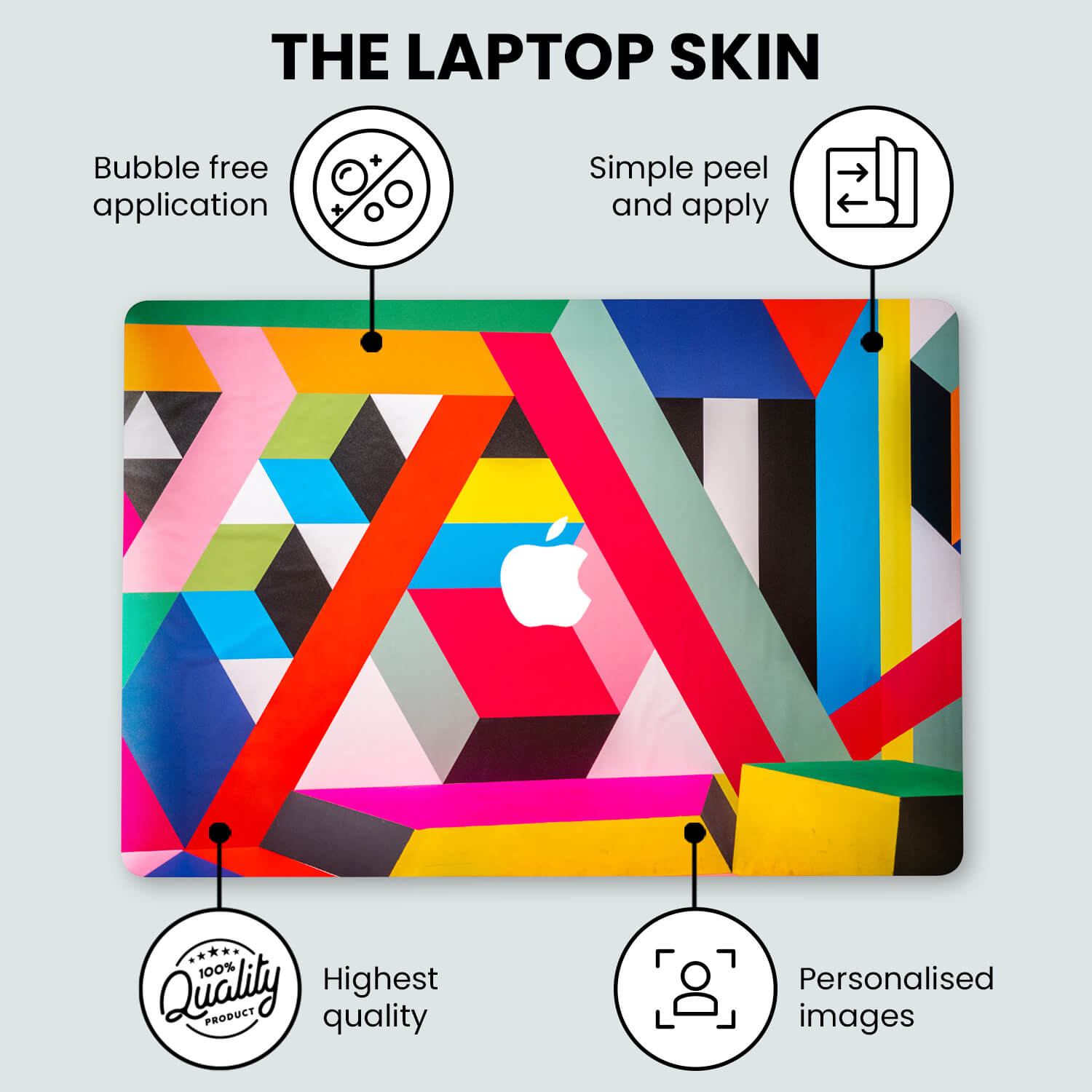 Personalised Custom Size Laptop Skin Wrappz personalised-custom-size-laptop-skin-wrappz