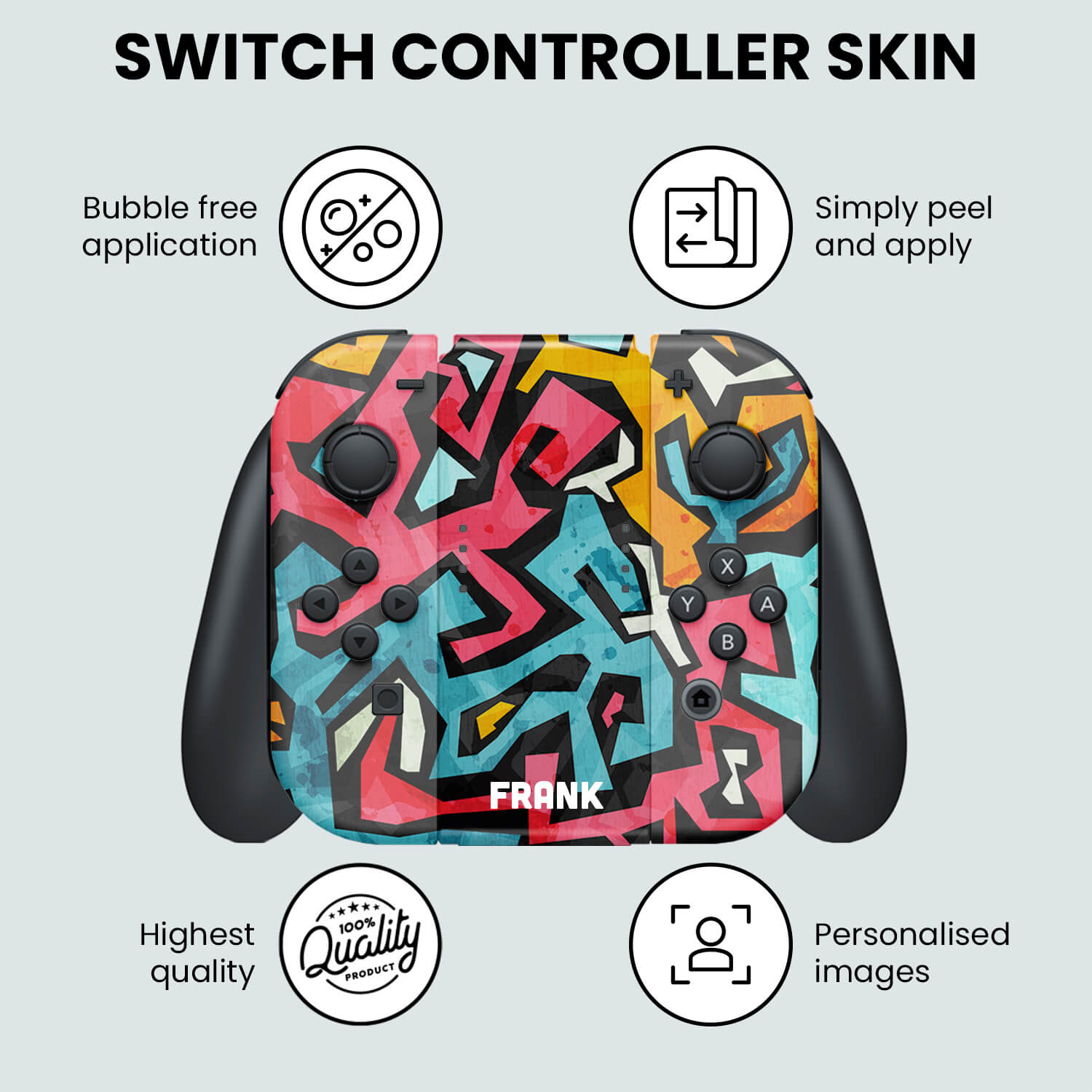 Custom Nintendo Switch Controller Skins | Wrappz